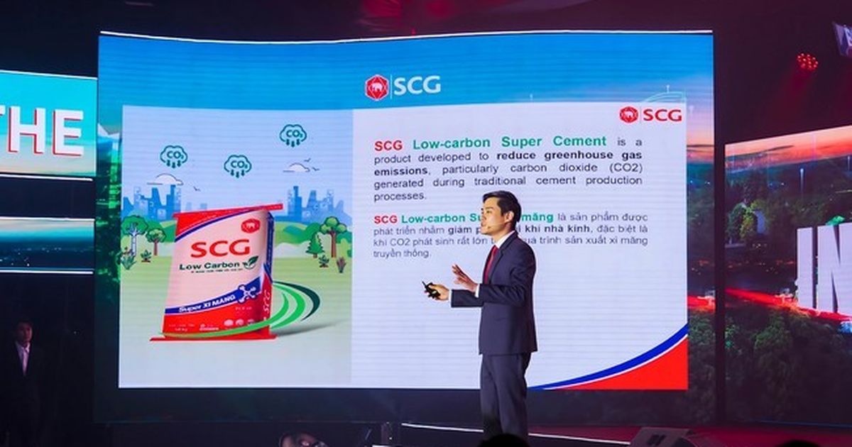 Xi măng SCG Low Carbon ra mắt bao bì mới tại khu vực miền Trung, đồng ...